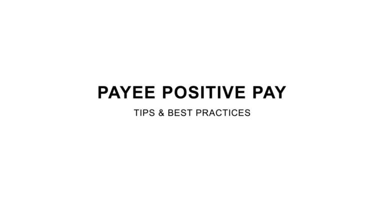 Positive Pay I Verve, a Credit Union